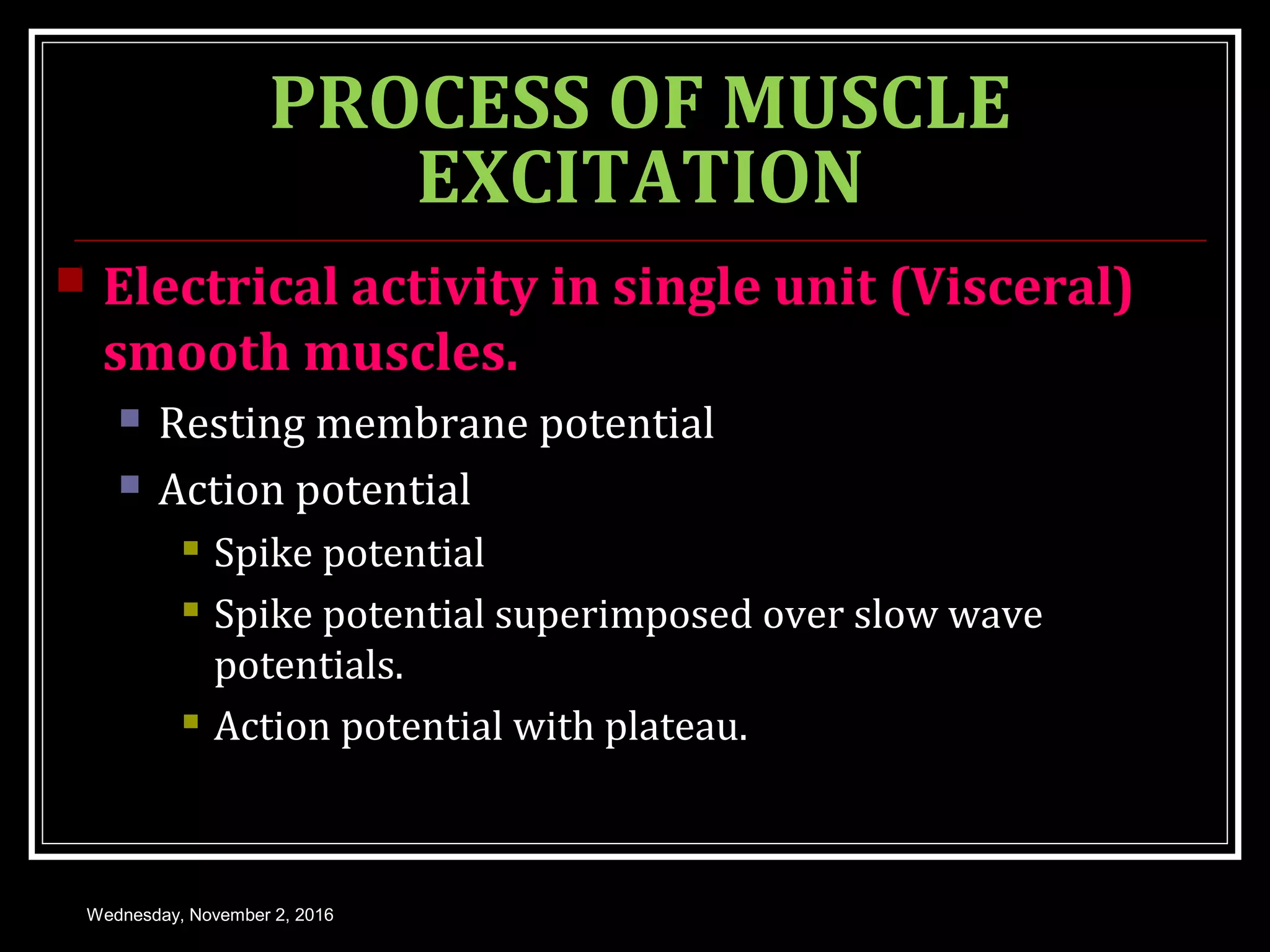 3.9 SMOOTH MUSCLE PHYSIOLOGY | PPT