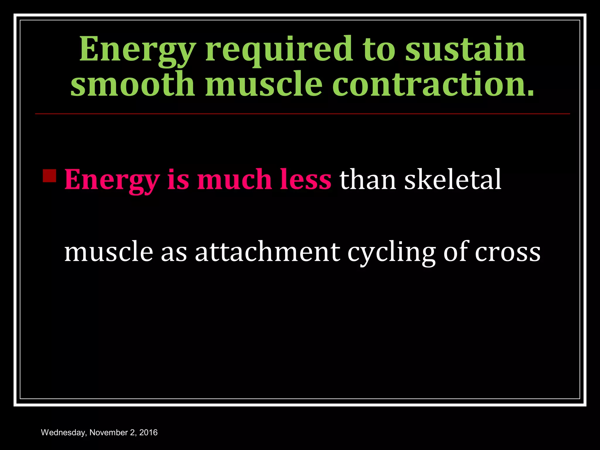 3.9 SMOOTH MUSCLE PHYSIOLOGY | PPT