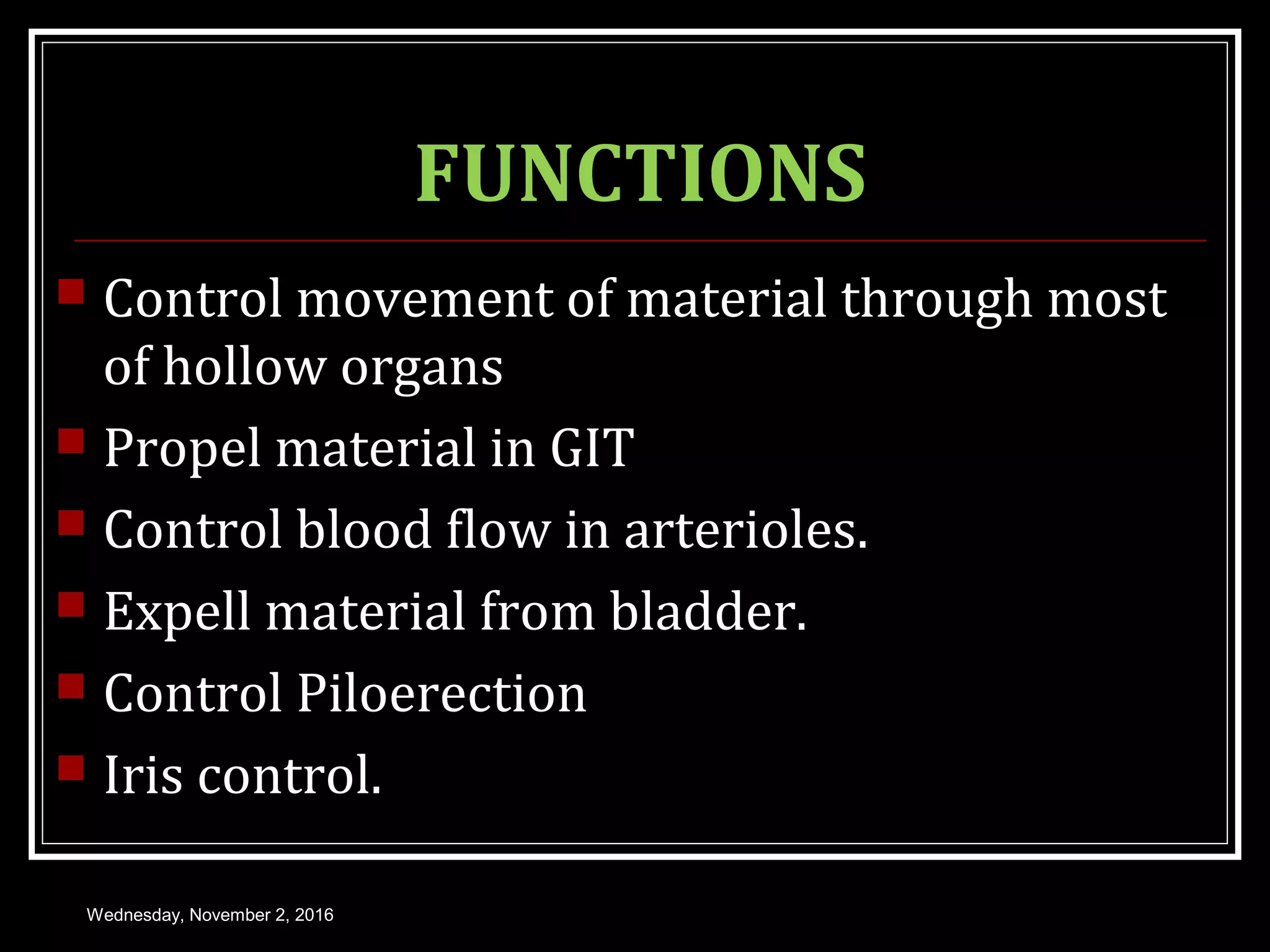 3.9 SMOOTH MUSCLE PHYSIOLOGY | PPT