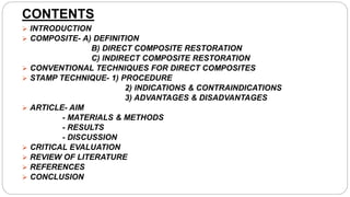 micro brush stamp technique | PPTX