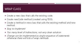 TDD With Legacy Systems | PPT