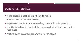 TDD With Legacy Systems | PPT