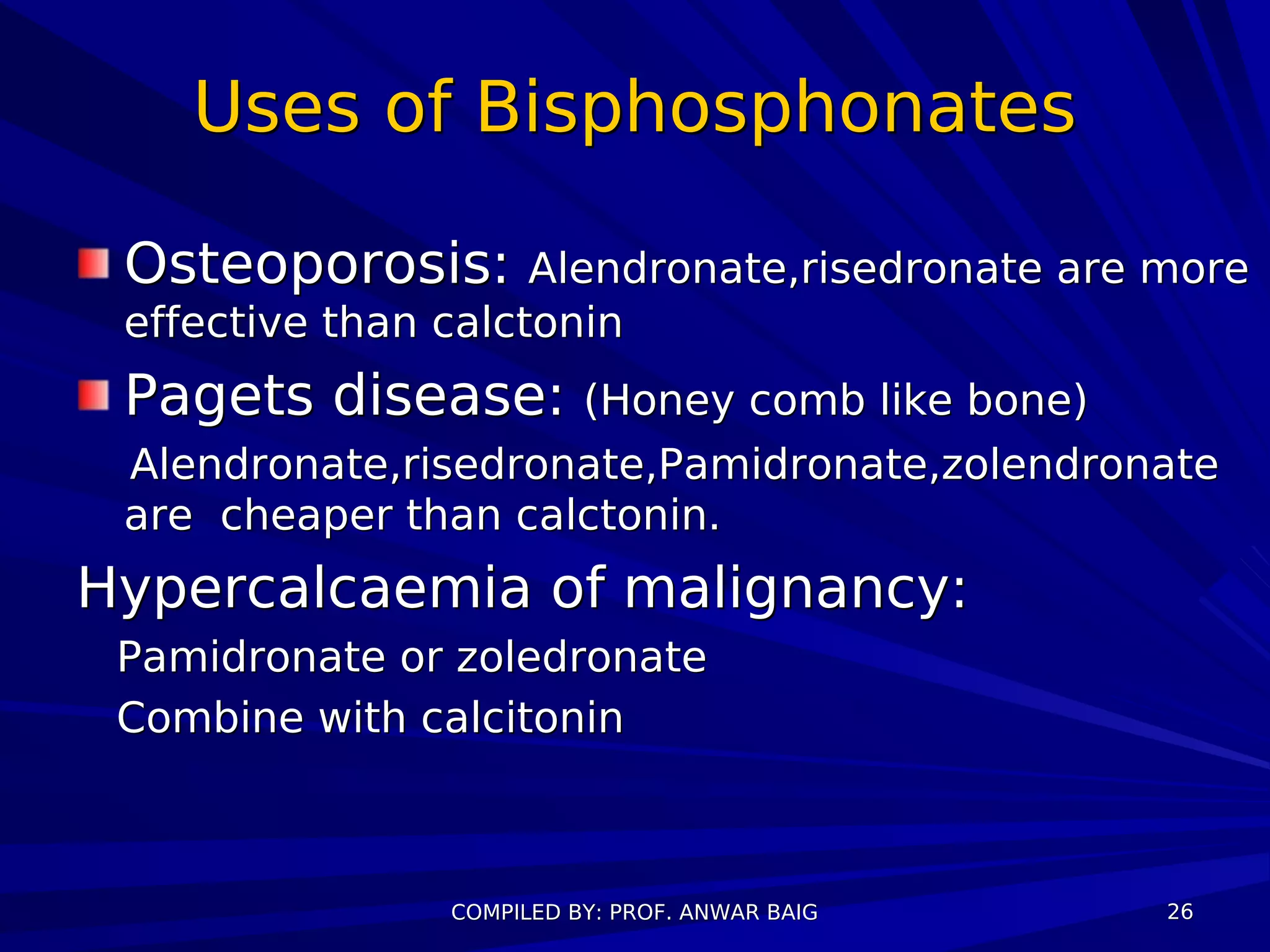 3. Drugs acting on bones | PDF