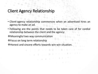 Advertising Agencies & Functioning | PPTX