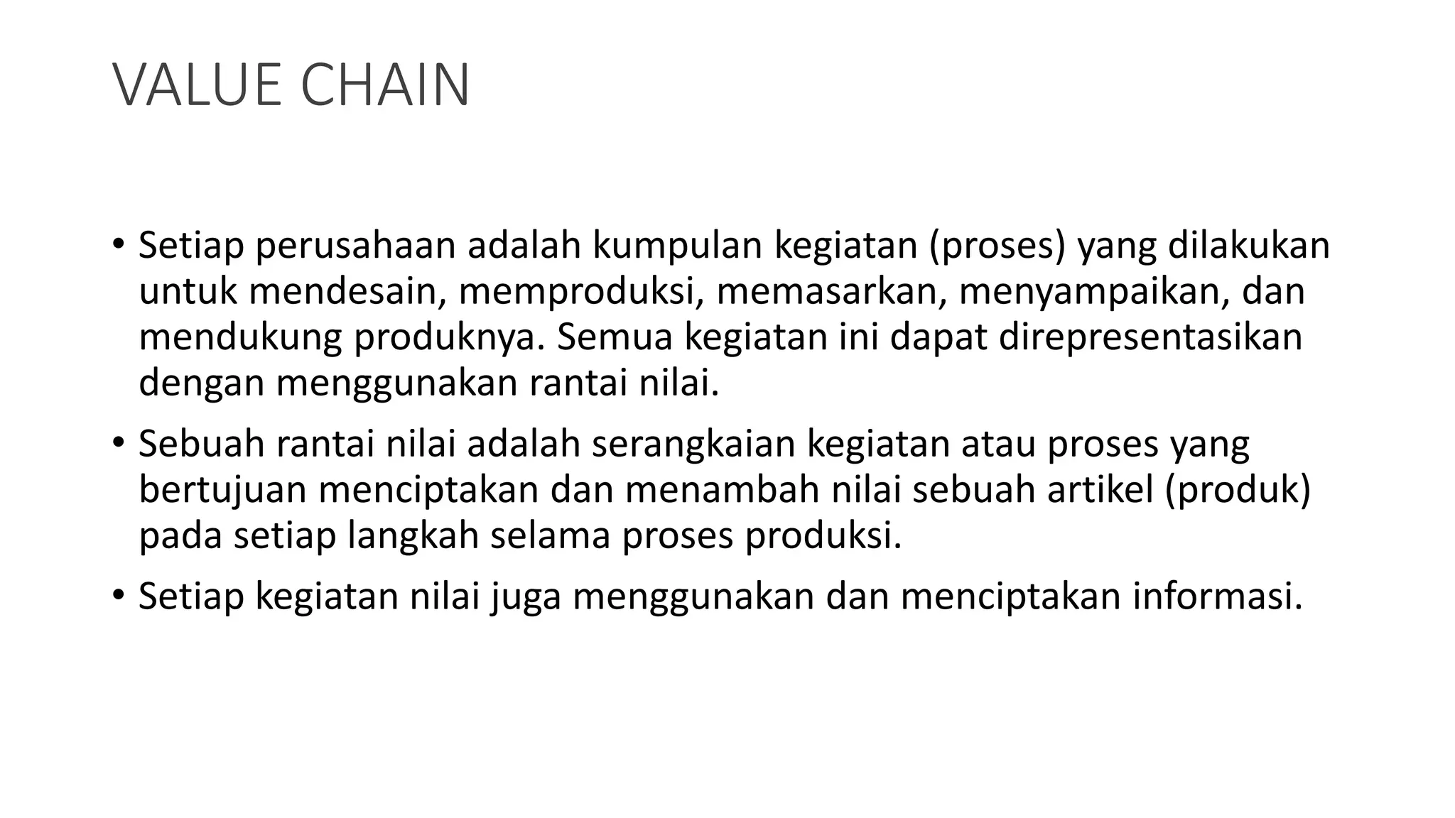 Value Chain | PPTX