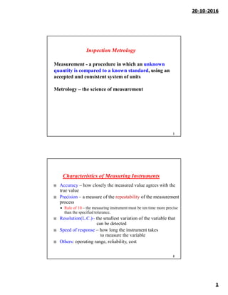 Inspection metrology | PDF
