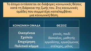 3.1 κοινωνικη θεση | PPTX