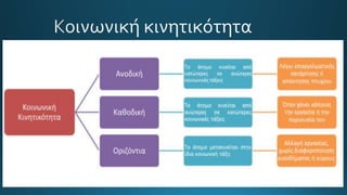 3.4 κοινωνικη διαστρωματωση κινητικοτητα | PPTX