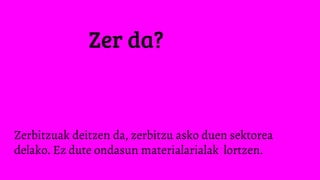 3.sektore ekonomikoa | PPTX