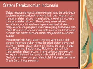 3.sistem ekonomi indonesia | PPT