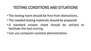 3.2 TEST ADMINISTRATION AND ETHICAL PRINCIPLES | PPTX