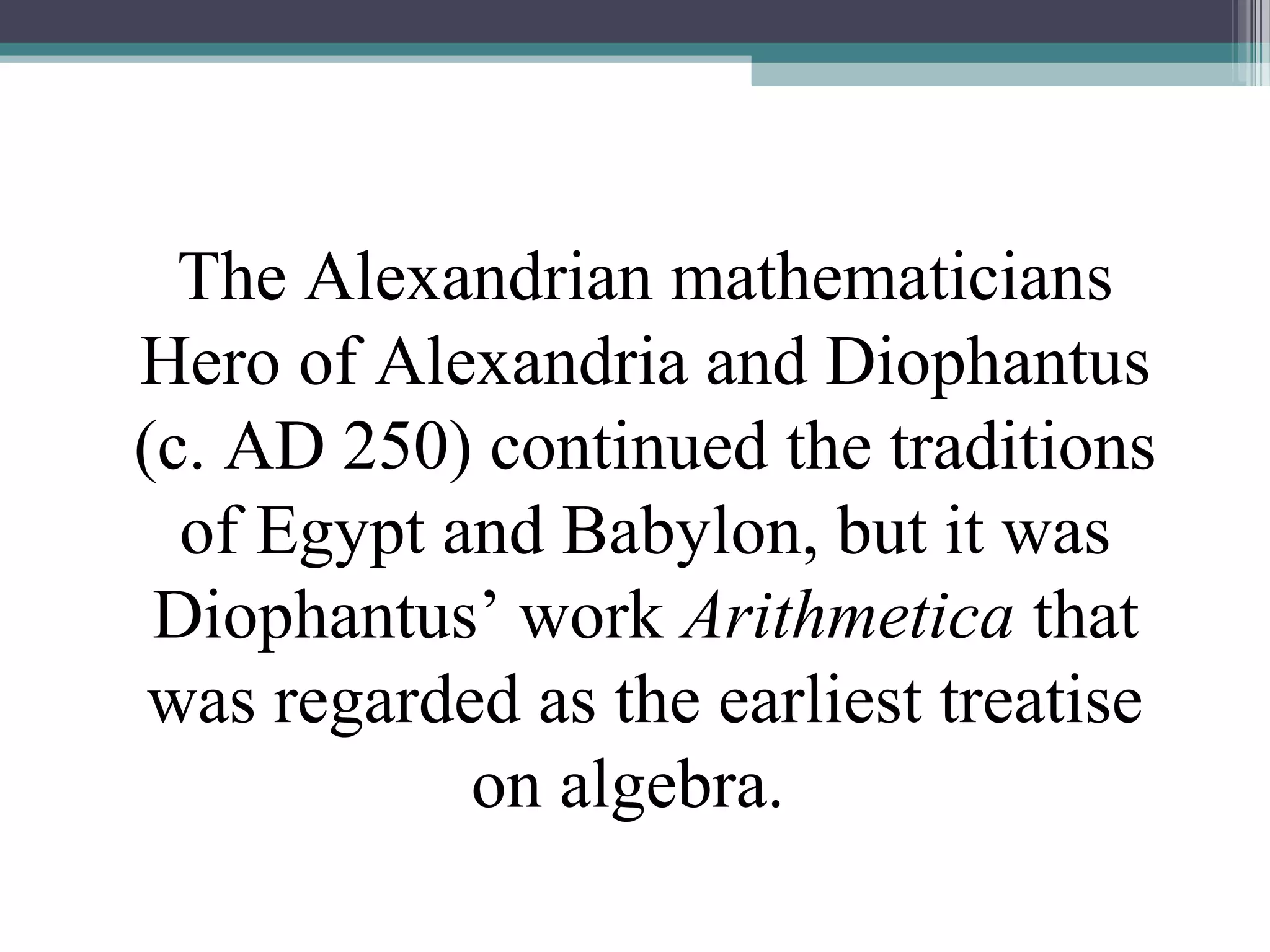 3.1 algebra the language of mathematics | PPT