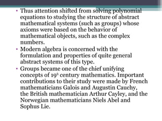 3.1 algebra the language of mathematics | PPT