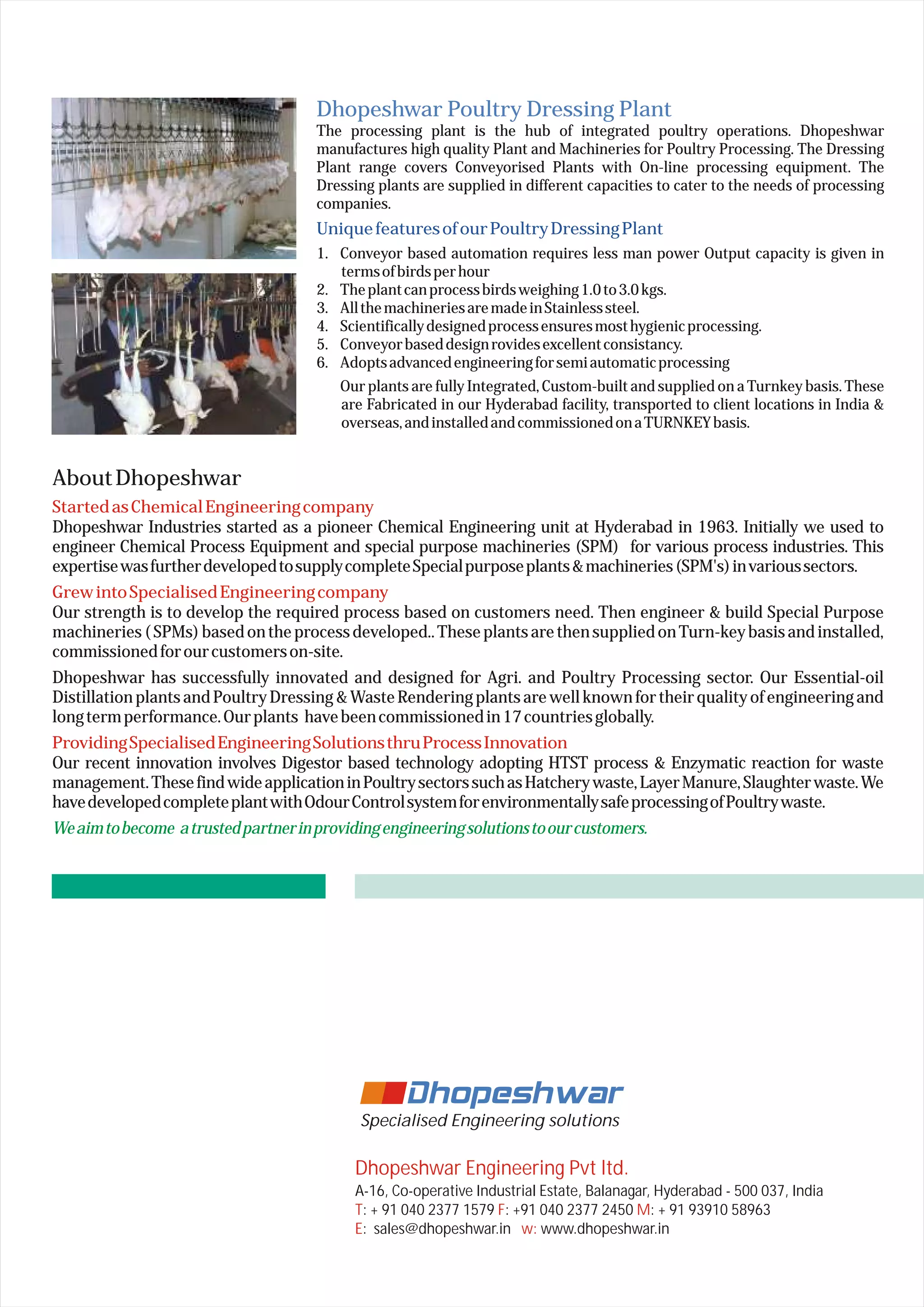 Waste rendering plant (Make Meat Meal from waste) 2017 | PDF