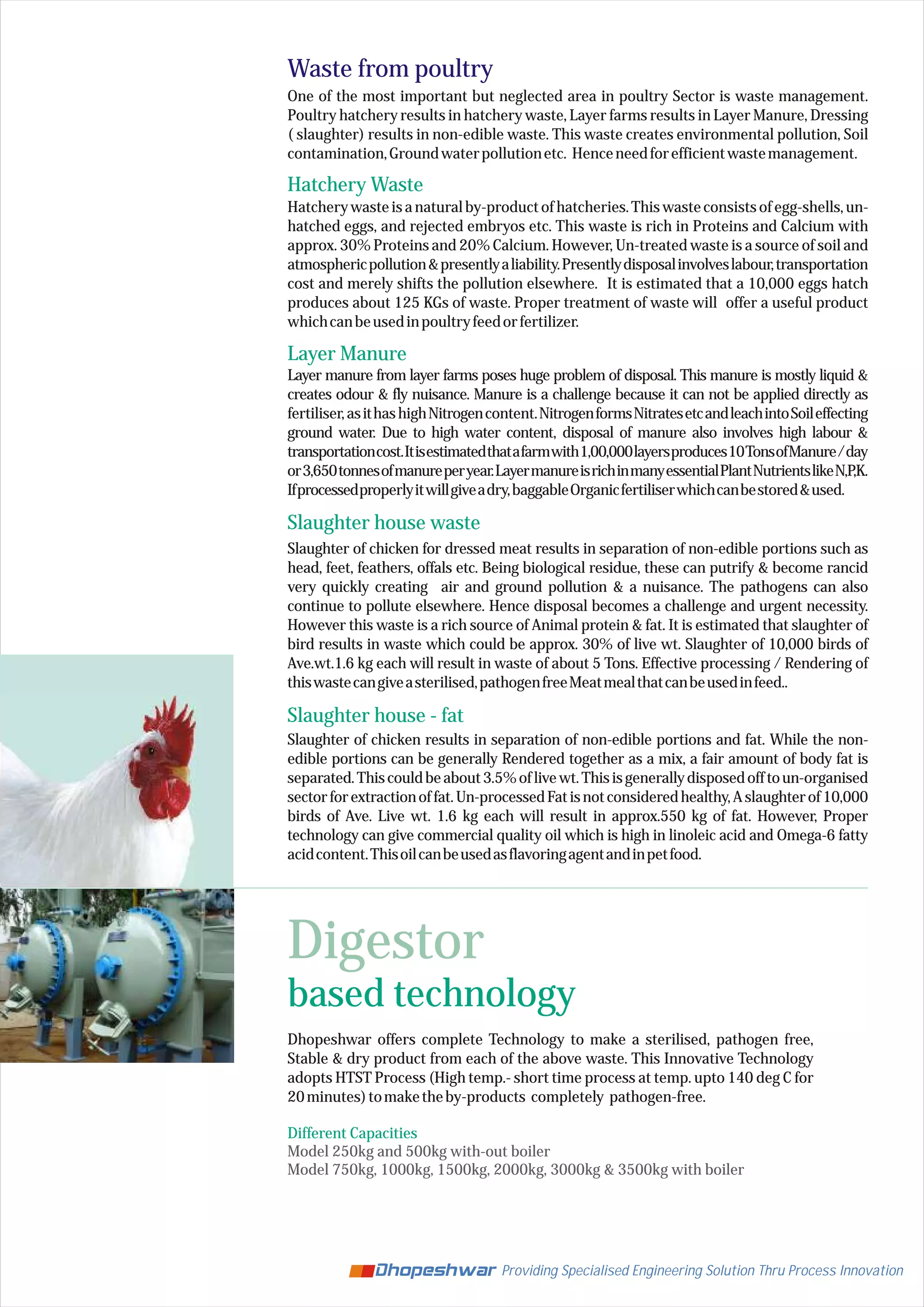 Waste rendering plant (Make Meat Meal from waste) 2017 | PDF