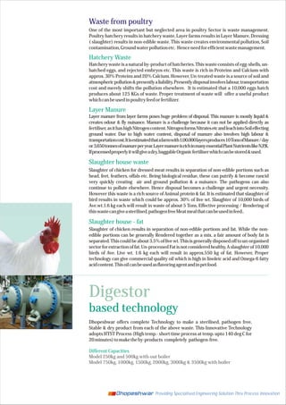 Waste rendering plant (Make Meat Meal from waste) 2017 | PDF