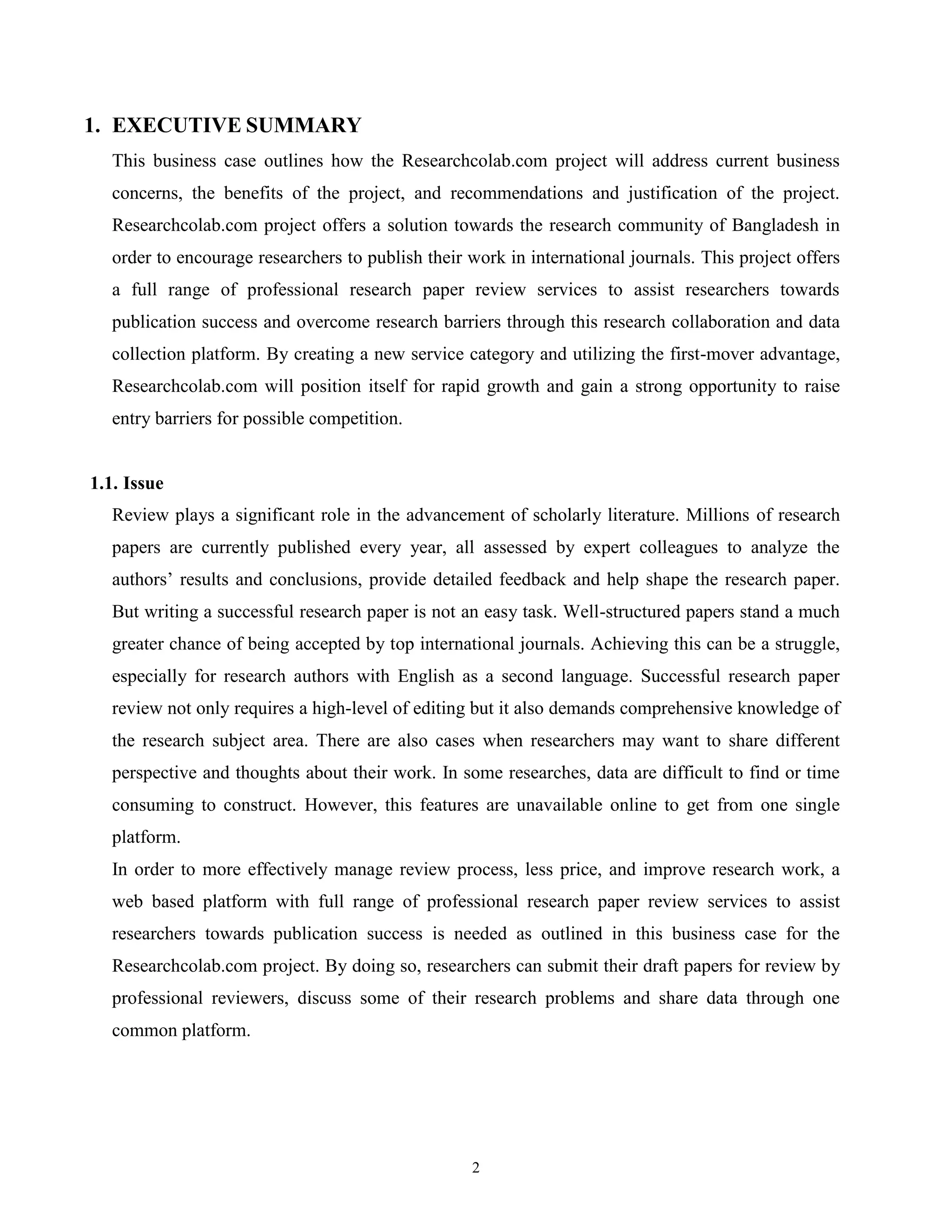 Software Project Management: Business Case | PDF