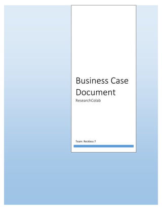 Software Project Management: Business Case | PDF