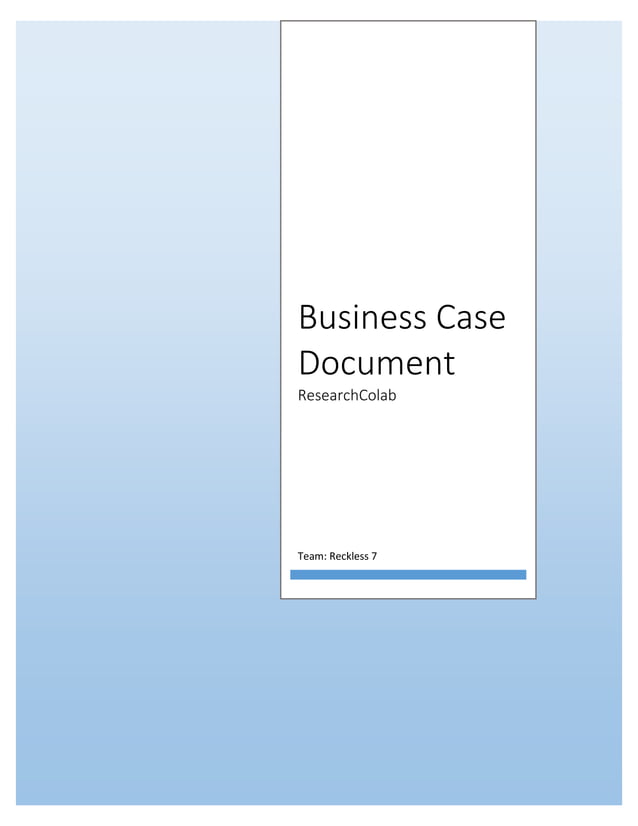Software Project Management: Business Case | PDF | Publishing Industry ...