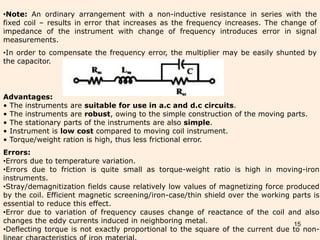Moving iron (MI) instruments | PDF
