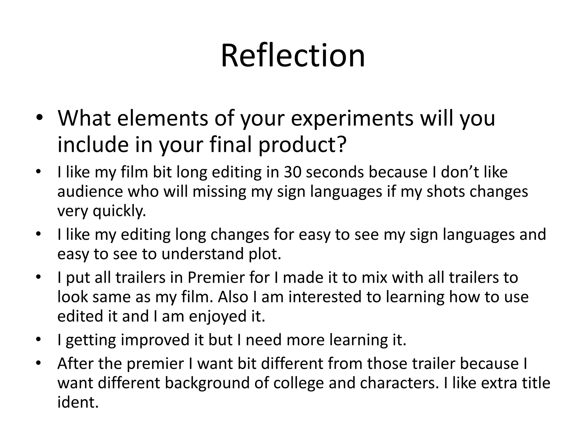 3.Production experiments | PPTX | Photo Editing Software | Computer Software and Applications