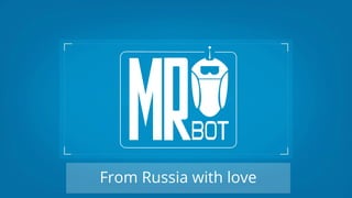 #3 Global AI Meetup (NLP) - Станислав Гафаров, MrBot | PPT