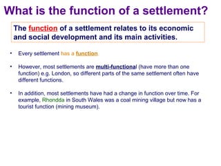 Settlement: Function and Layout | PPT