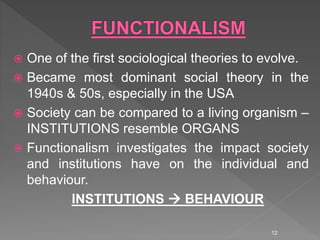 introduction to sociological perspectives | PPTX