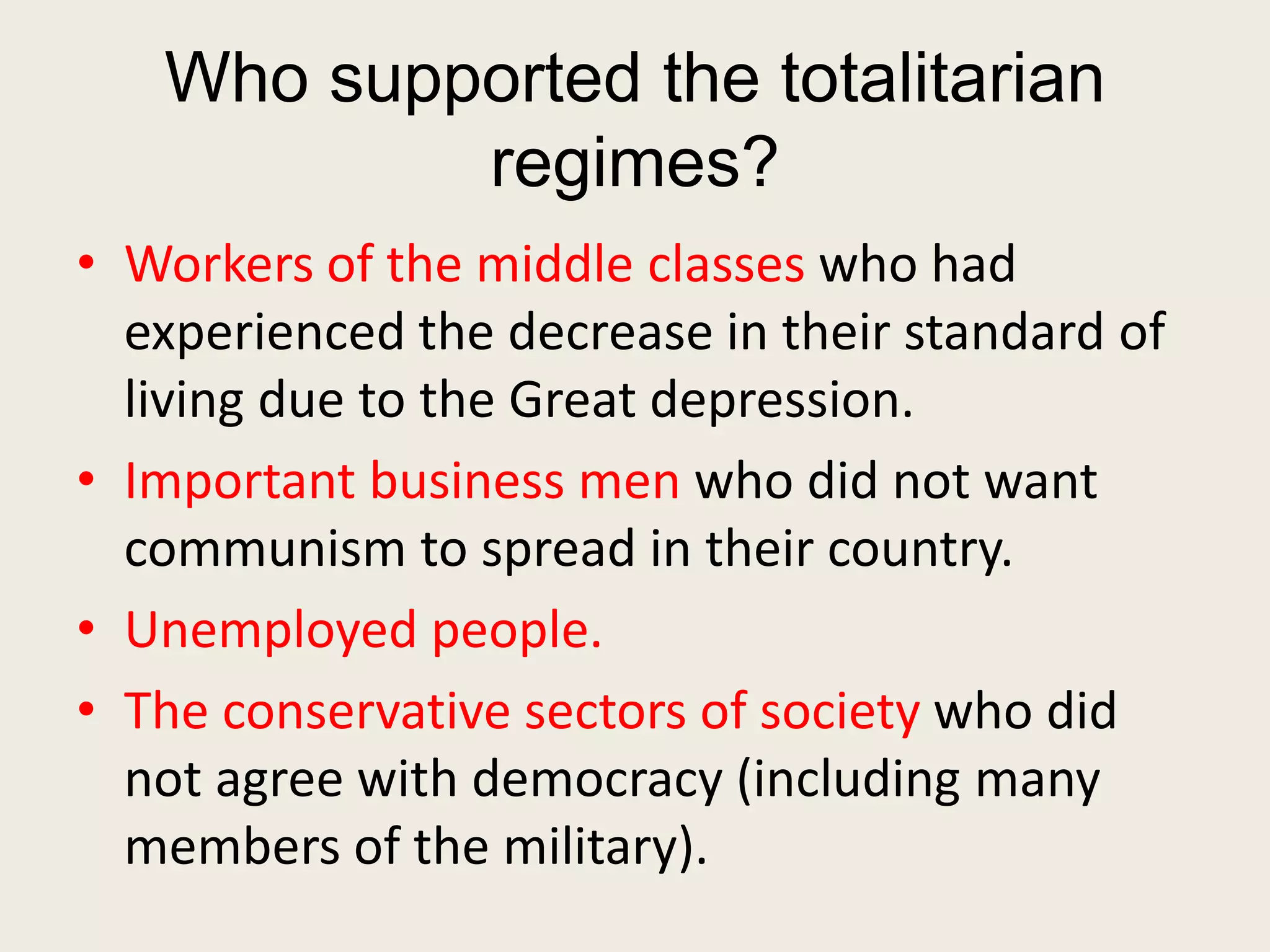 3. The rise of totalitarianism. fascism and nazism | PPTX