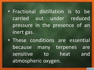 3.isolation and separation of terenoids | PPTX