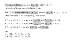 3.7 Indexed families of sets | PPT