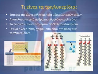 Λιπίδια και διατροφή | PPTX