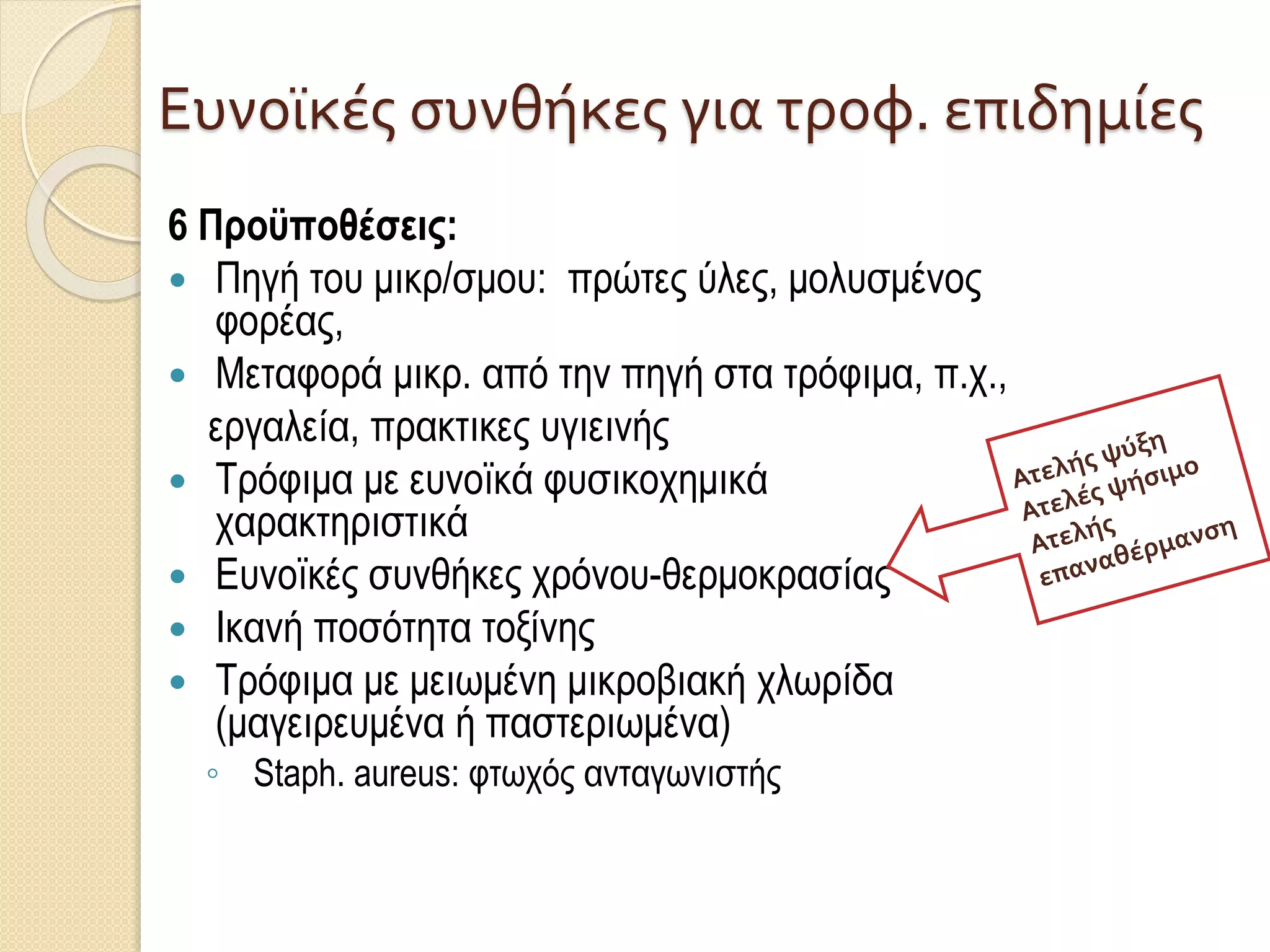 τροφικές δηλητηριάσεις Foodborne Intoxications Pptx