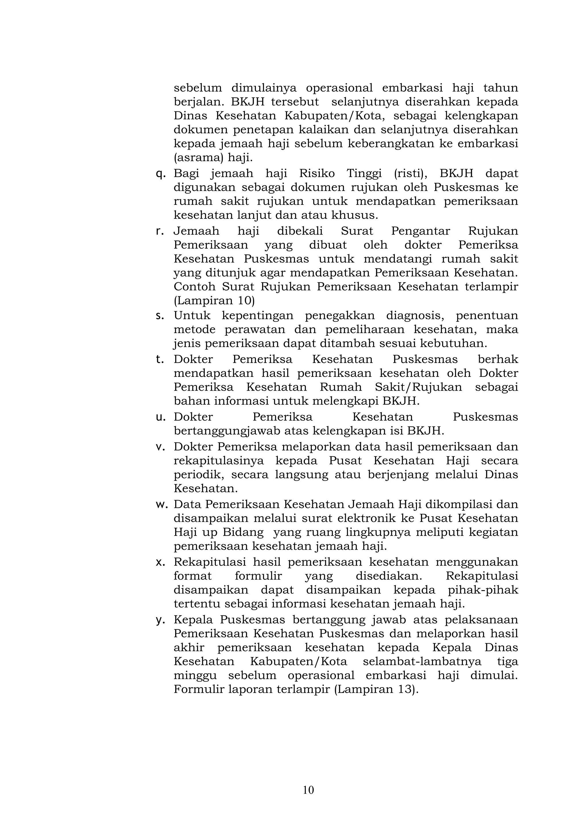 3. buku pedoman pemeriksaan kes. jh 2010 | PDF