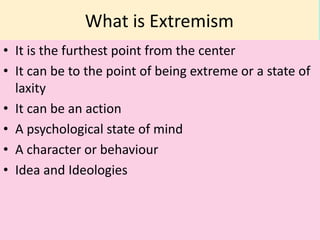 Global Extremism: Causes & Remedy | PDF