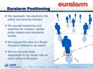 Euralarm - Glen Dale on security industry perspective on certification ...