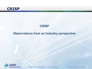 Euralarm - Glen Dale on security industry perspective on certification ...