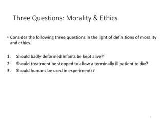 Moral & Ethical Issues wrt Biomedical Engineering | PPTX