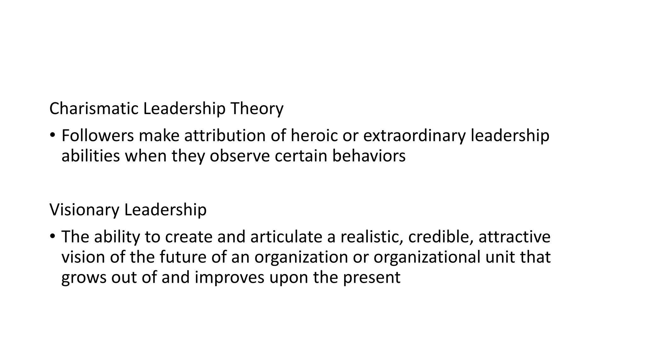 Leadership Theories | PPTX