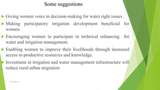 Gender and Water Governance | PPT