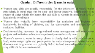 Gender and Water Governance | PPT