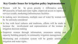 Gender and Water Governance | PPTX