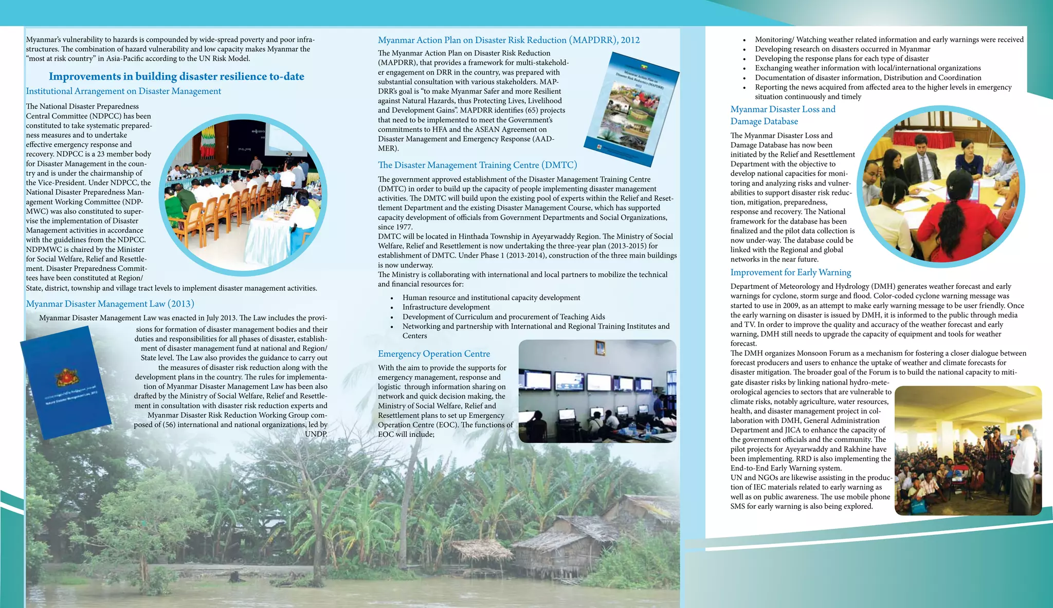 Disaster risk reduction in myanmar | PDF