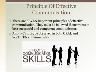 Role of Effective Communication | PPTX