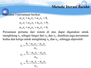 3. sistem persamaan linier | PPTX