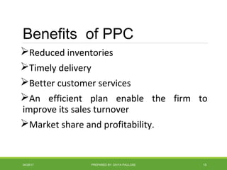 Production and service operations planning | PPT