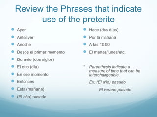 3.3.3 preterite vs imperfect | PPT