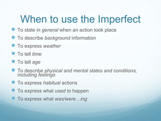 3.3.3 preterite vs imperfect | PPT