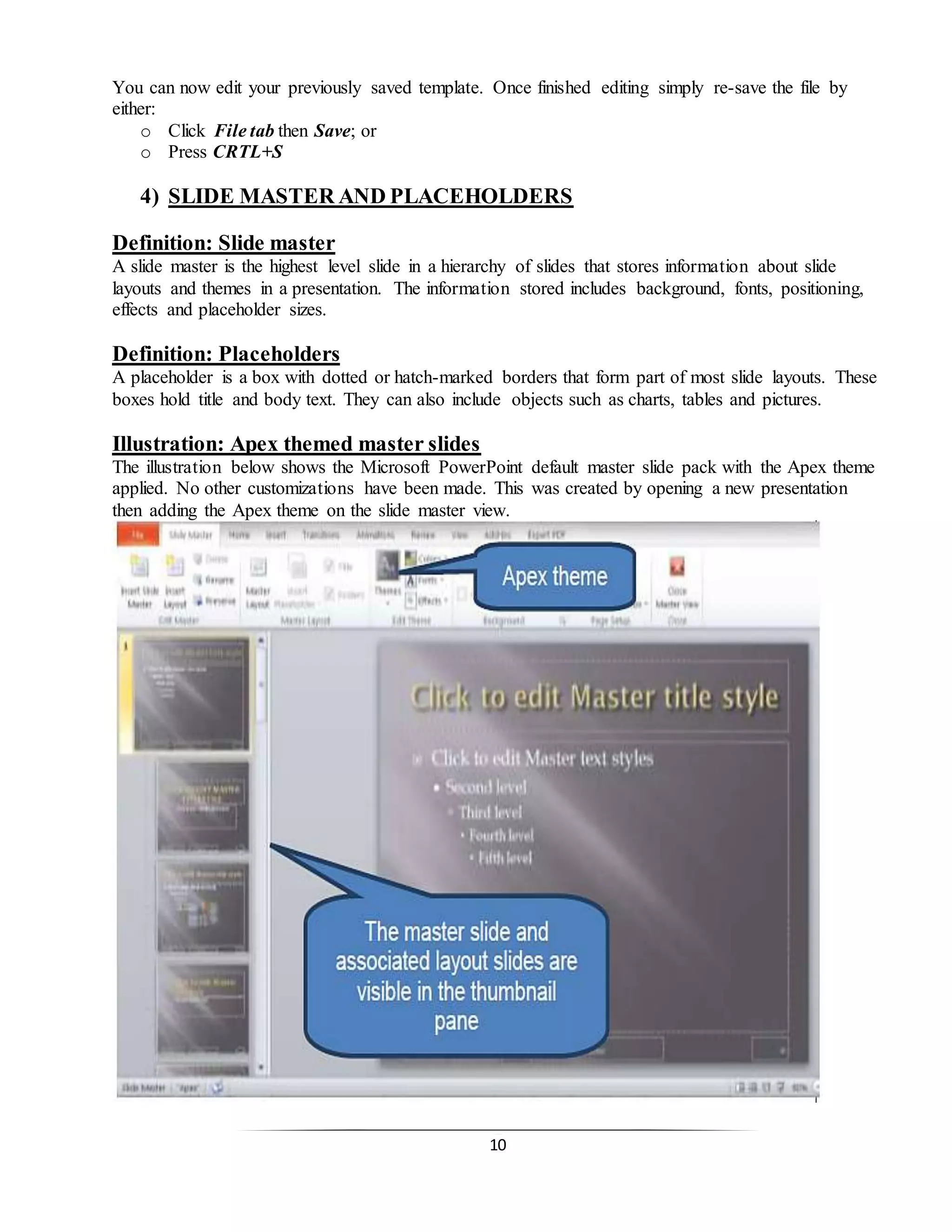 Step By Step Microsoft Power Point 2010 | DOCX