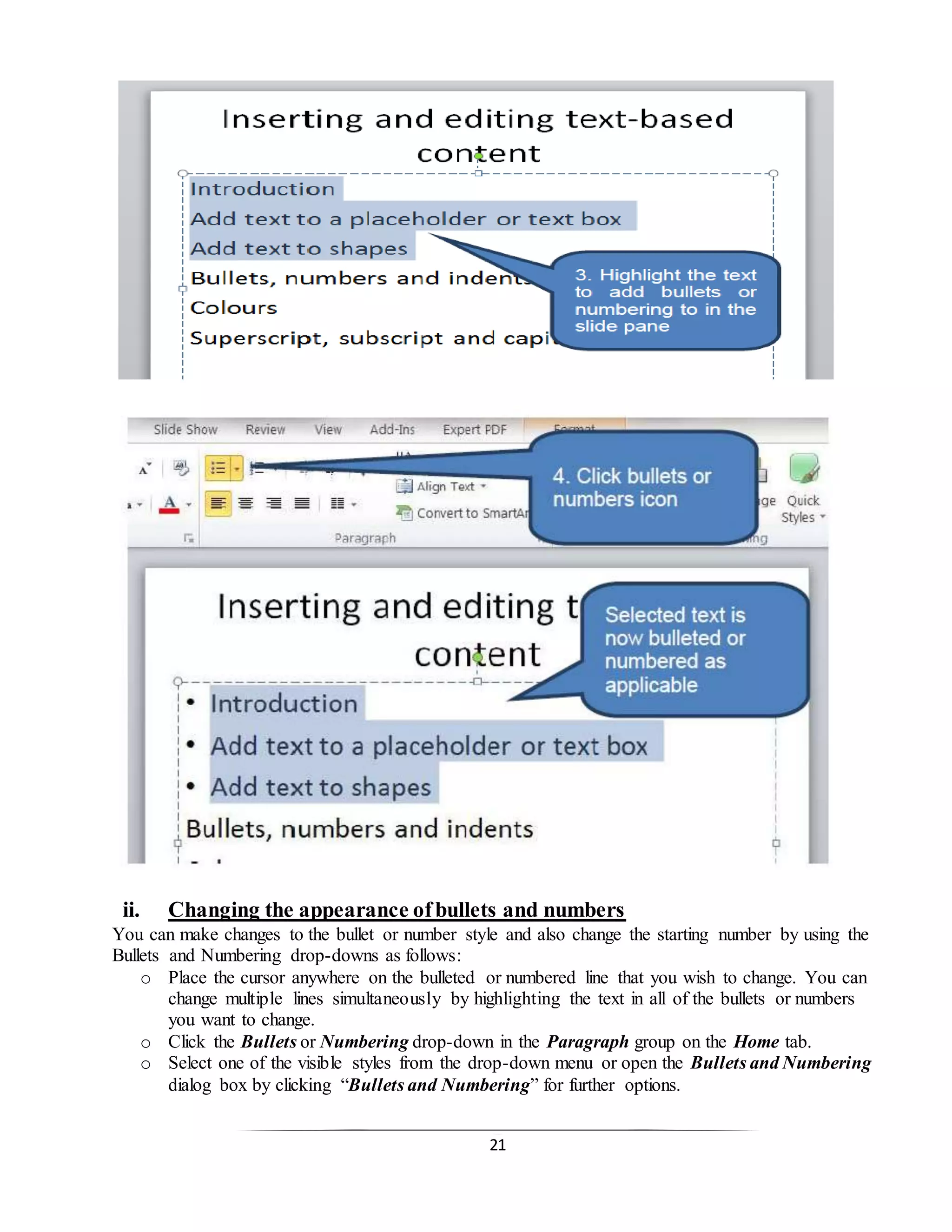 Step By Step Microsoft Power Point 2010 | DOCX
